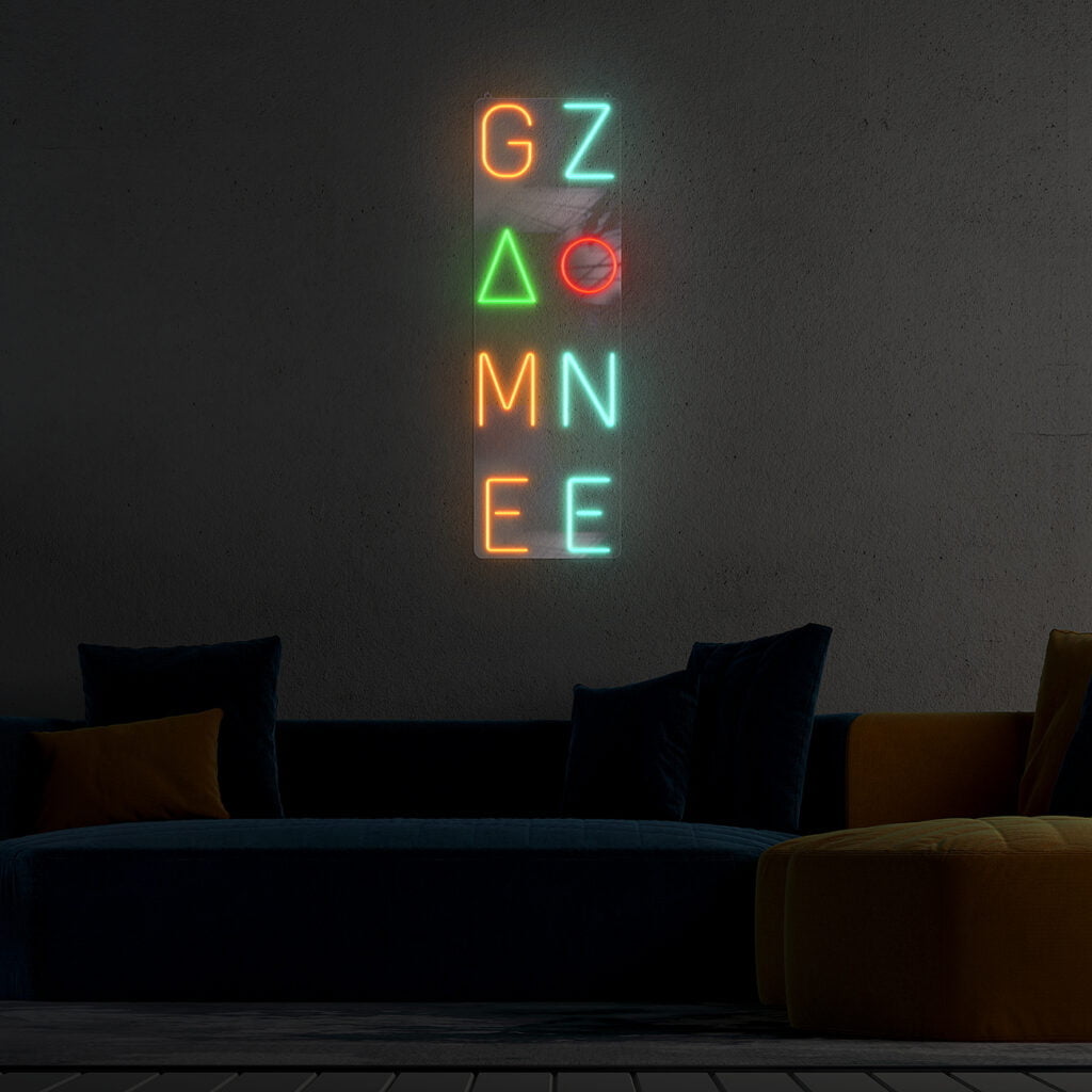 Neony gamingowe do pokoju gracza | CustomNeon.pl